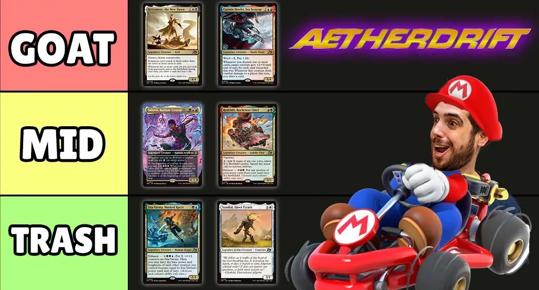 Ranking Every Aetherdrift Commander