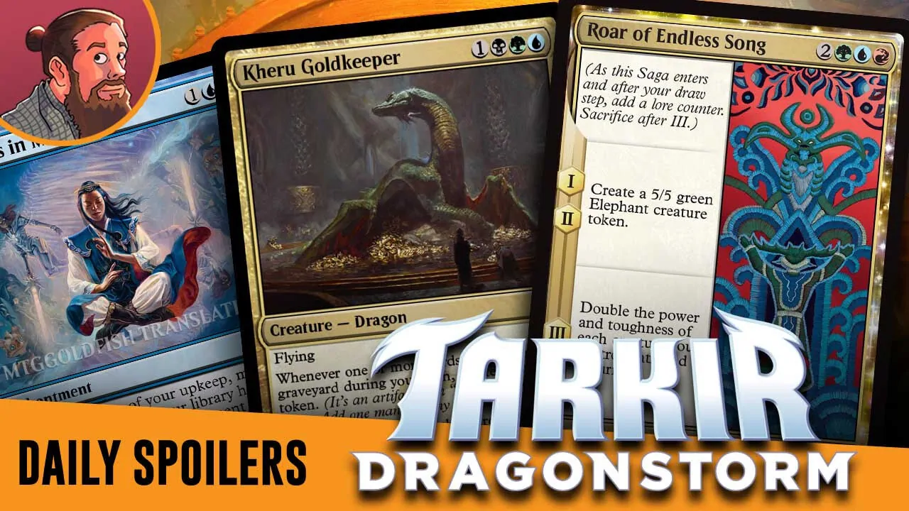 Tarkir: Dragonstorm Spoilers — March 26 | Weird Blue Enchantment,