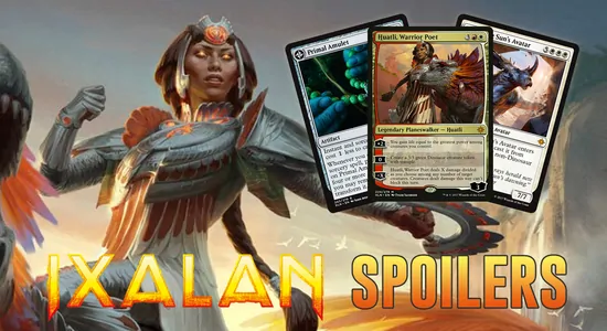 Ixalan Spoilers — September 4, 2017 | Huatli and a Mythic Dinosaur
