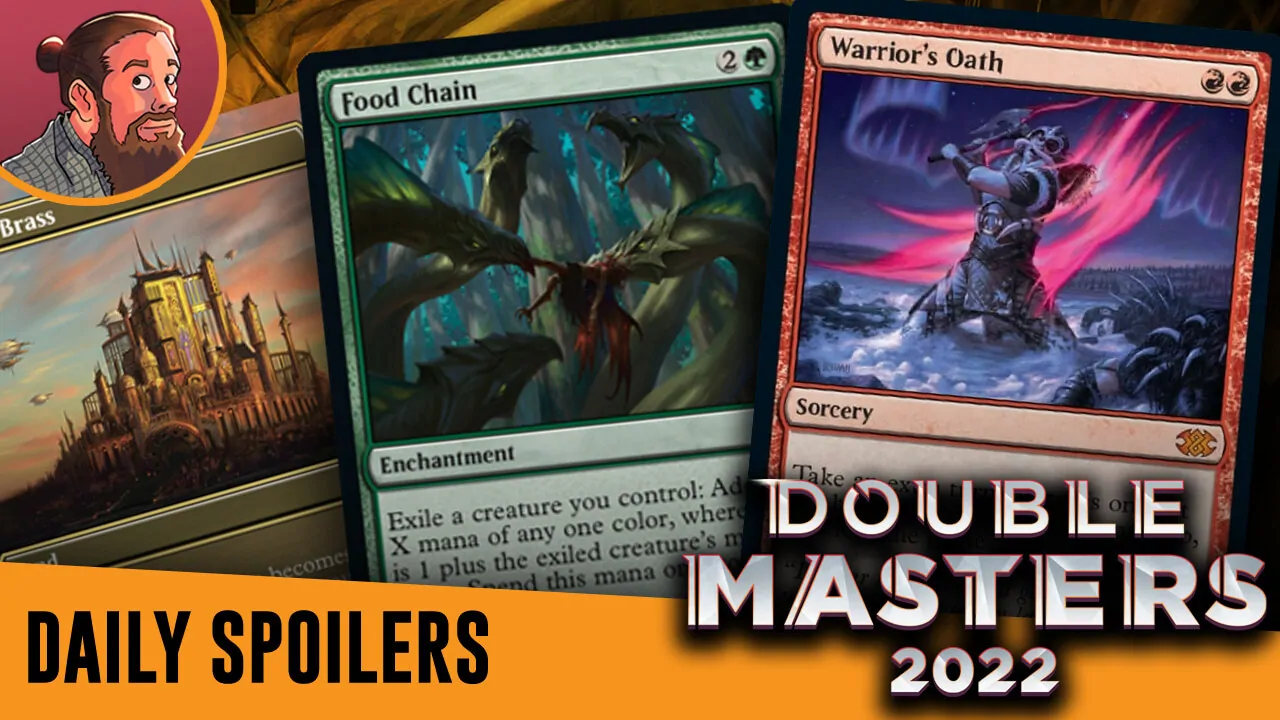 Double Masters 2022 Spoilers — June 23 | Warrior's Oath, Food Chain,