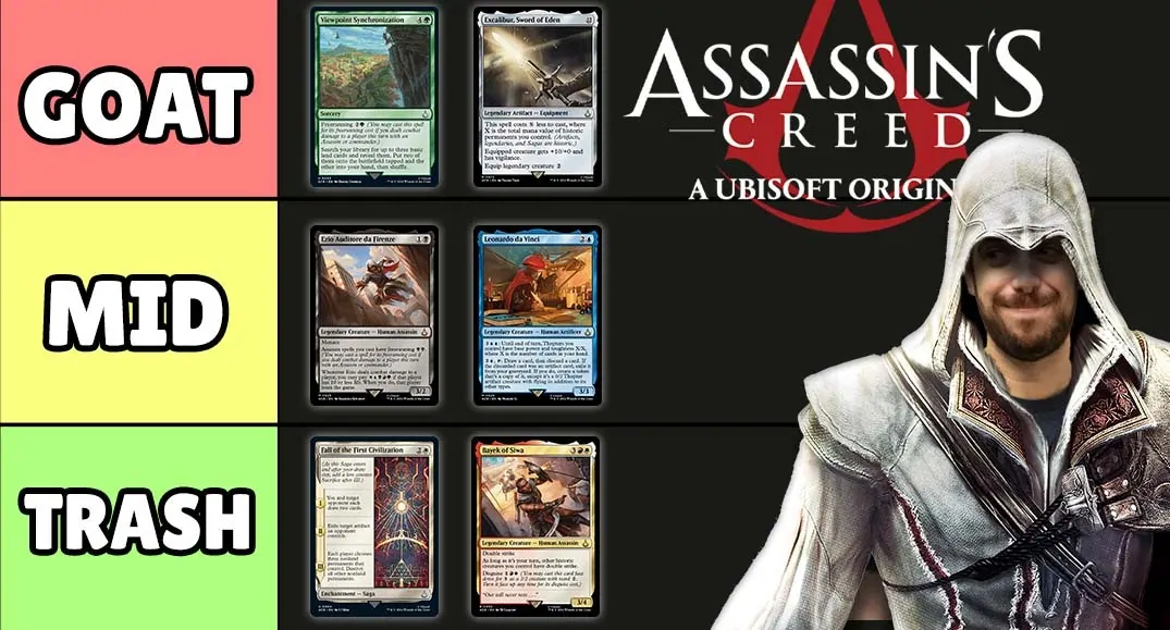 Ranking All Assassin's Creed Cards In Commander