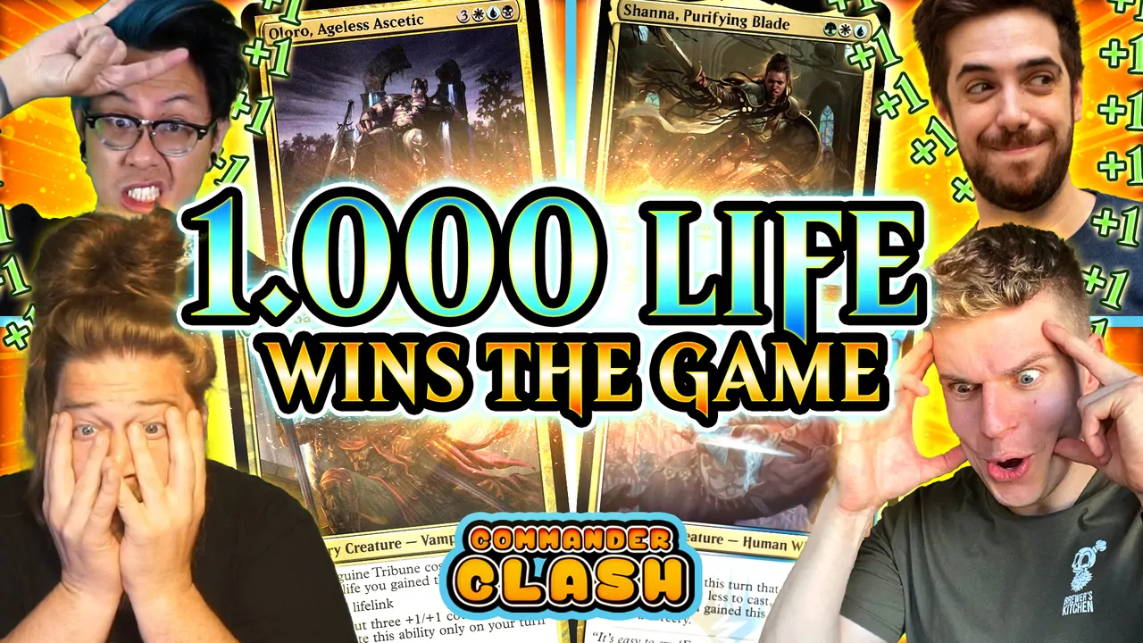 First to 1000 Life Wins! | Commander Clash S17 E4